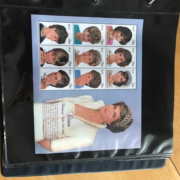 Art | The Princess Diana Stamp Collection | Poshmark